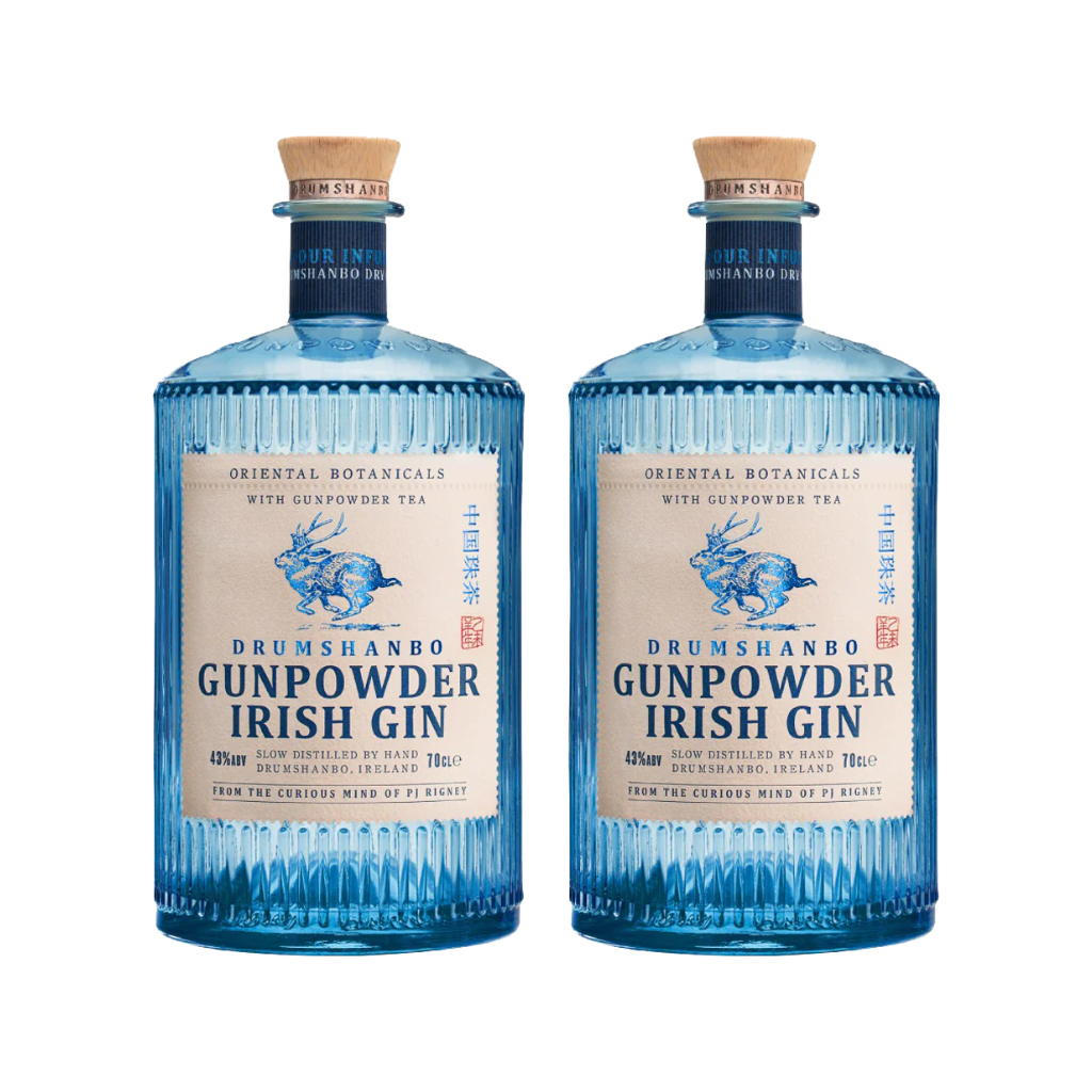 Drumshanbo Gunpowder Irish Gin (Blue Bottle) 70cl (2 Bottles ...