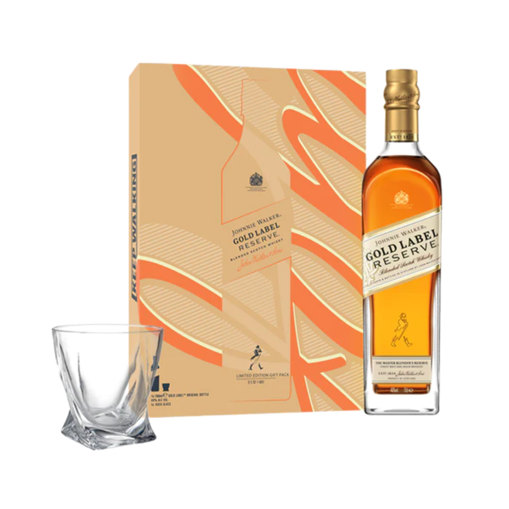 Johnnie Walker Gold Label Reserve 75cl Festive Set – Singlemalt.ph